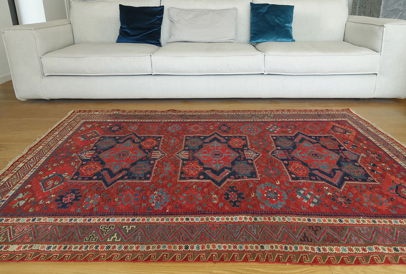 Sumakh a tre medaglioni - Parvizyar il nodo antico